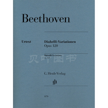 亨乐原版 贝多芬 迪亚贝利变奏曲 Beethoven Diabelli-Variationen