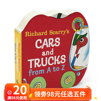 Richard Scarry's Cars and Trucks from A to z 字母纸板书