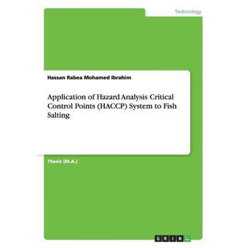 Application of Hazard Analysis Critical Control