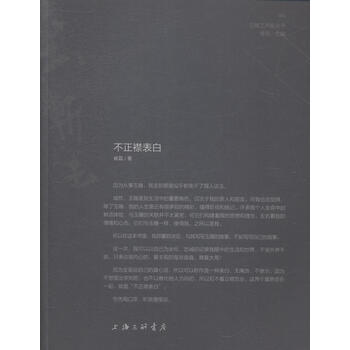 不正襟表白 崔磊 艺术 9787542648815