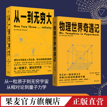 从一到无穷大+物理世界奇遇记（套装2册）乔治·伽莫 20世纪科普双子星 科普读物 数学 物理 果麦