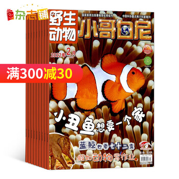包邮小哥白尼野生动物画报杂志2022年7月起订阅 1年共12期 少儿益智阅读 杂志铺每月快递