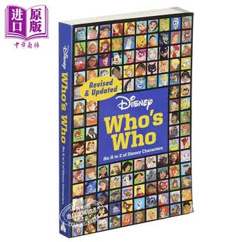 迪士尼名人录 新版 英文原版 Disney Who S Who 皮克斯 卡通角色
