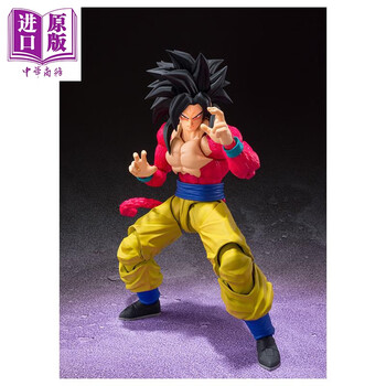 万代 SHF S.H.FIGUARTS 龙珠 孙悟空 超级赛亚人4 日版原版动漫周边