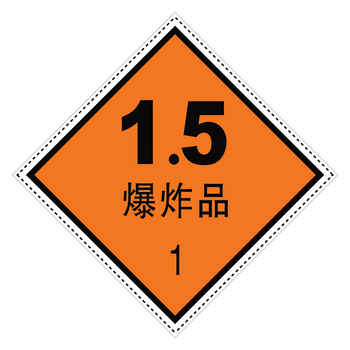 定制警示警告安全标志牌有毒有害化学危险品运输标识牌提示标示贴腐蚀品TDP TDP03 爆炸品1.5标志 10*10厘米 覆膜防水PP贴纸
