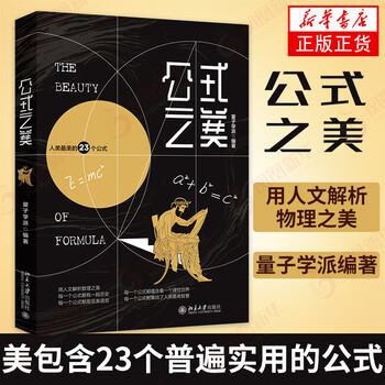 公式之美 用人文解析物理之美 科普读物 美包含23个普遍实用的公式 青少年科普读物书籍