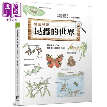 绘图解说 昆虫的世界 港台原版 藤崎宪治 晨星出版社