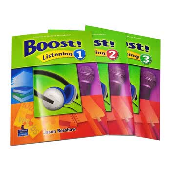 【中图原版】 培生原版进口朗文中学英语教材 听力强化训练 Boost Listening L1-L3