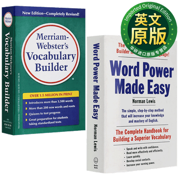 单词的力量 英文原版 Word Power Made Easy 韦氏字根词根字典 Merriam Webster's Vocabulary Builder 进口英英词典