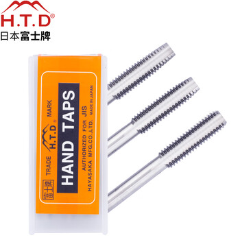 【H.T.DJQ0207012~】富士牌(H.T.D)进口SKS2直槽丝攻M10.0X1.5 HTD公制直槽手用丝锥 3支装【行情 报价 价格 评测】-京东