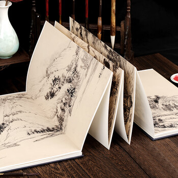 黄公望富春山居图原大原寸 历代名家绘画原大本 元黄公望富春山居图国画长卷高清山水画临摹范本收藏观赏 古代名家绘画原大