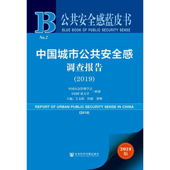 中国城市公共安全感调查报告(2019)/公共安全感蓝皮书
