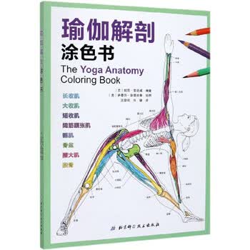 瑜伽解剖涂色书