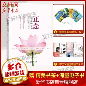正念 此刻是一枝花 正念减压之父乔卡巴金经典力作 修身养性正能量积极心理学自我调节 机械工业出版社 新华书店旗舰店正版图书籍 图书