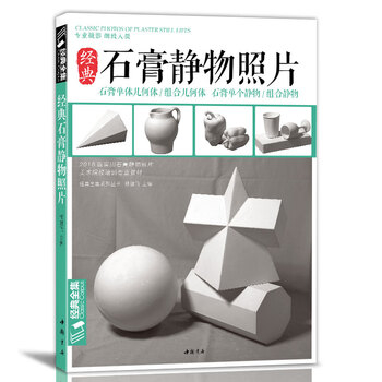 经典全集《石膏静物照片》八开几何体书画素描专用专业摄影对画照片图书杨建飞主编