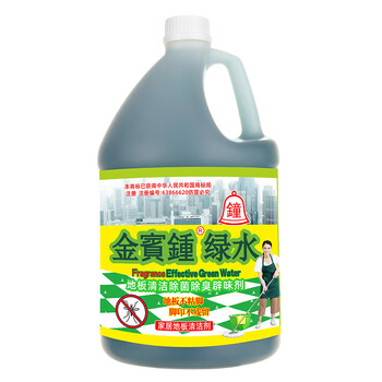 金宝钟绿水金賓鍾地板清洁剂地面清洗剂除菌辟味快干去污渍拖地水3.78L 3.78kg 松木香【图片 价格 品牌 报价】-京东