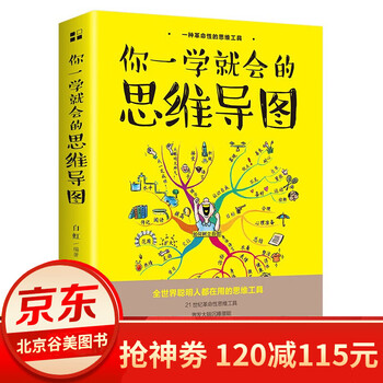 99元10本书 你一学就会的思维导图 正版聪明人都在使用的逻辑思维激发大脑潜能左右脑开发智力书籍