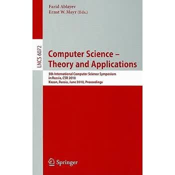 Computer Science - Theory and Applications: 5th