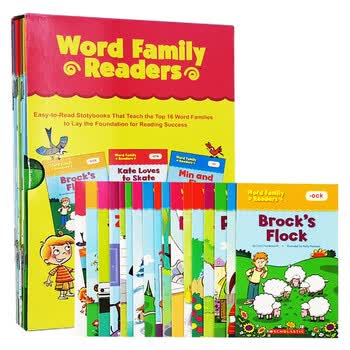 自然拼读绘本Word Family Readers 17册