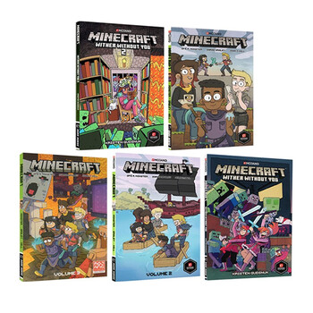 MC我的世界官方漫画 英文原版 Minecraft Volume 1 2 3 /Wither Without You 1 2 5册 青少年课外阅读 儿童冒险故事书