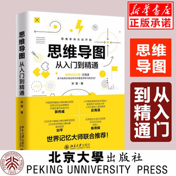 正版 思维导图从入门到精通 宋莹 东尼博赞系列 记忆训练书籍新手入门脑力开发潜能思维导图逻辑学书籍万