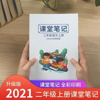 时光学课堂笔记下册上词语叠词语文时光学控笔训练字帖小学生训练 课堂笔记二年级上册