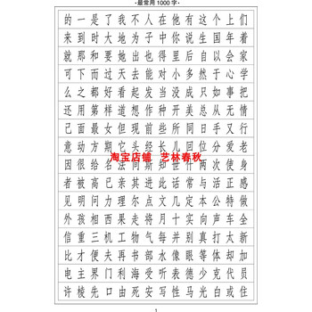 机械建筑工程长仿宋体硬笔字帖常用字千字文唐诗宋词纳兰诗经精选 横条格版 请先联系