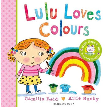 露露系列：露露爱颜色 英语幼儿启蒙认知翻翻书 英文进口原版 /Lulu Loves Colours
