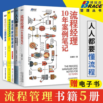 5册 流程经理10年案例笔记+人人都要懂流程+用流程解放管理者1+2+用流程解放管理者 流程管理 预售