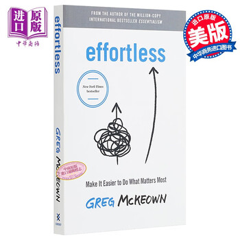 不费力 Effortless 英文原版 Greg McKeown