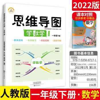 科目可选】荣恒小学思维导图学一年级 下册数学人教版