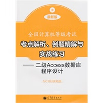 考点解析、例题精解与实战练习——二级Access数据库程序设计 NCRE研究组 高等教育出版社