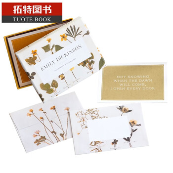 预售 原版进口书 Emily Dickinson诗人Emily Dickinson古典押花诗句
