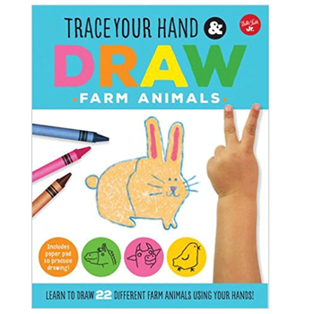 订购Drawing with Your Hand Farm Animals用手画农场动物 英文