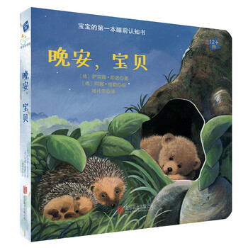 宝宝的第一本睡前认知书：晚安，宝贝[0-2岁]精装·儿童阅读书籍亲子图画书经典读物宝宝故事书 0-2岁 童立方出品