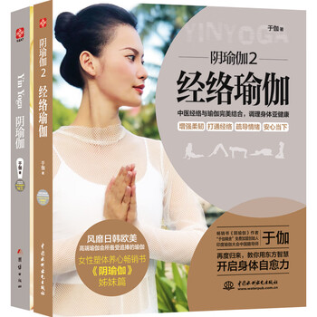 阴瑜伽1+阴瑜伽2 经络瑜伽 全2册 女性塑体减肥养心瑜伽 于伽 瑜伽体式大全瑜伽书零基础初学者阴瑜