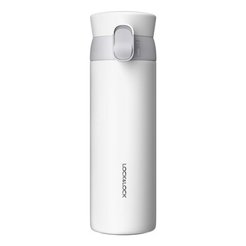 乐扣乐扣（LOCK&LOCK）憧憬弹跳保温杯 316不锈钢男女学生商务便携水杯保温杯450ML 白色 LHC3240WHT【图片 价格 品牌 ...
