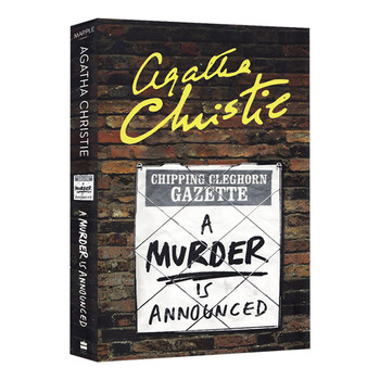 英文原版 阿加莎系列 马普尔小姐探案第一季 谋杀启事 Miss Marple A Murder Is Announced 英文版 进口英语原版书籍