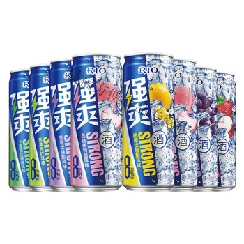 强爽啤酒 RIO预调鸡尾酒 8度 强爽微醺瓶装 果酒洋酒 330ml*6罐整箱 强爽系列 强爽混合口味330ml*6（口味随机）【图片 价格 品牌 报价】-京东