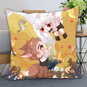 粉丝福利森林Q版双面抱枕 由画手正版授权 40*40CM 森林Q版抱枕