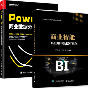 包邮 商业智能工具应用与数据可视化+Power BI商业数据分析项目实战