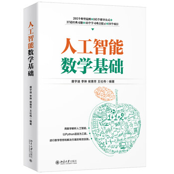 现货正版北大直发 人工智能数学基础 唐宇迪 等著 北京大学出版社