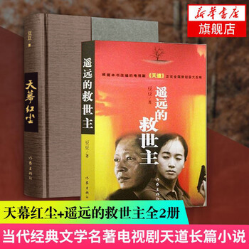 遥远的救世主+天幕红尘新版全套2册套装 豆豆著 政治长篇小说 改编电视剧天道 现当代文学随笔小说作品