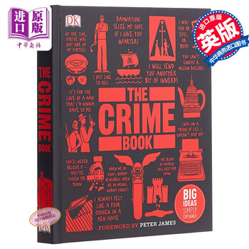犯罪书 英文原版 DK-Big Ideas：The Crime Book DK