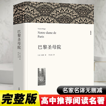 巴黎圣母院 全译本 世界经典文学名著初高中推荐阅读 图书