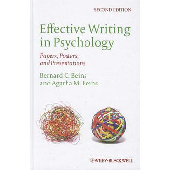 Effective Writing in Psychology: Papers, Poster