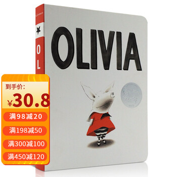 英文原版Olivia 奥莉薇纸板书凯迪克银奖