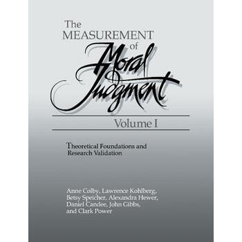 The Measurement of Moral Judgment 2 Volume Set