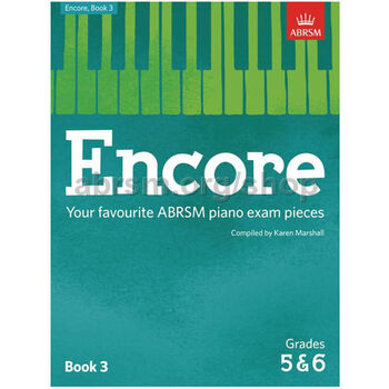 英皇考级Encore Piano book 3第5-6级 历年考级受欢迎的钢琴曲目安可钢琴曲经典合集