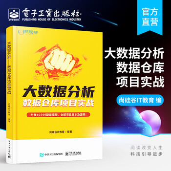 官方正版 大数据分析:数据仓库项目实战 尚硅谷IT教育 大数据仓库应用场景搭建需求附赠4